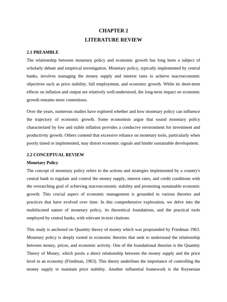 Monetary Policy's Impact on Economic Growth | PDF | Inflation ...