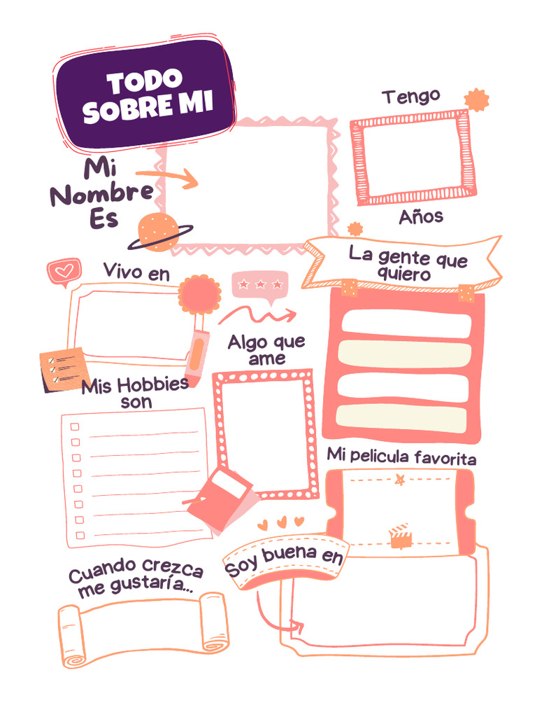 Todo sobre mí: hobbies y preferencias | PDF