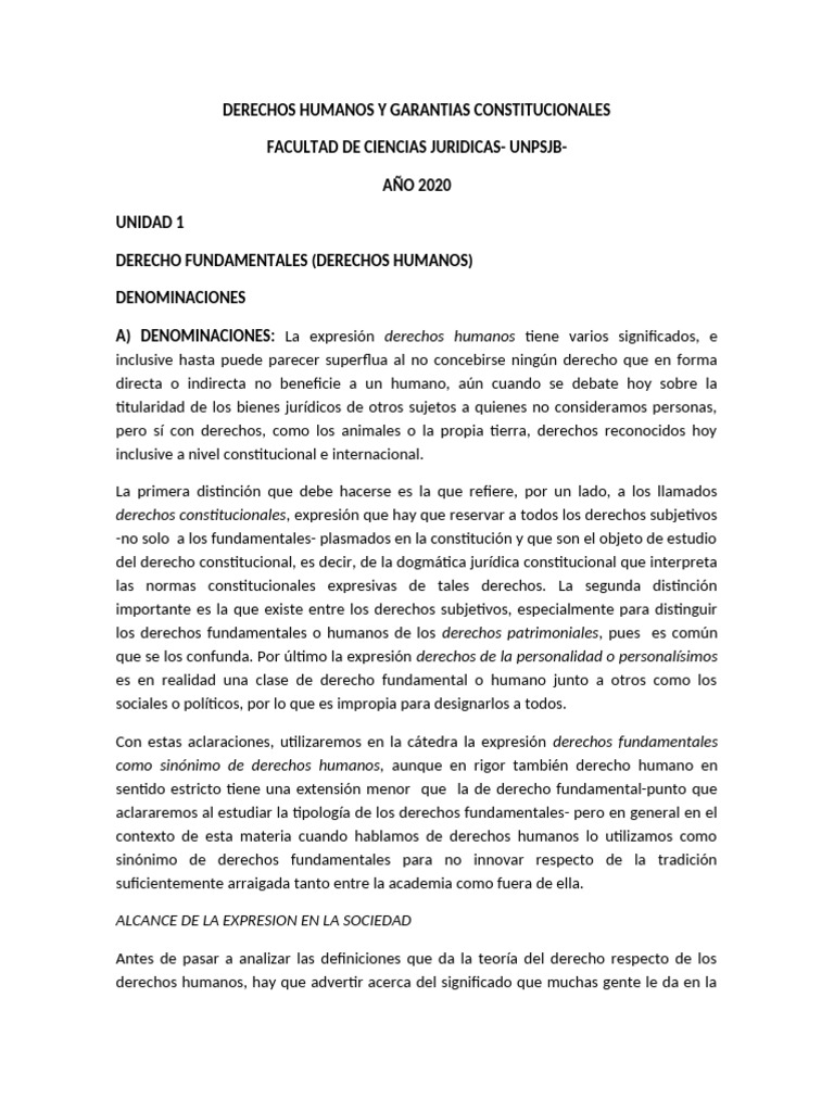 Derechos Humanos | PDF | Derechos | Libertad