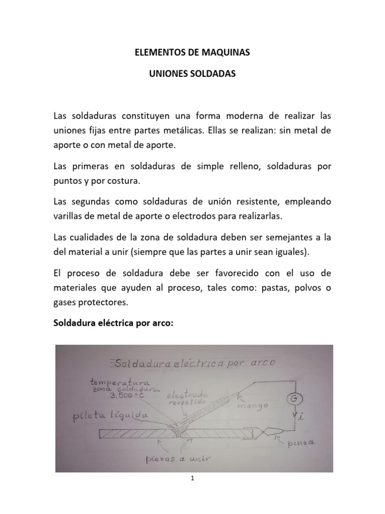 5) Uniones Soldadas-Elementos de Maquinas | PDF | Soldadura | Construcción