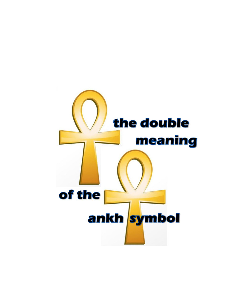 The Meaning of The Term Ankh | PDF | Osiris | Deities