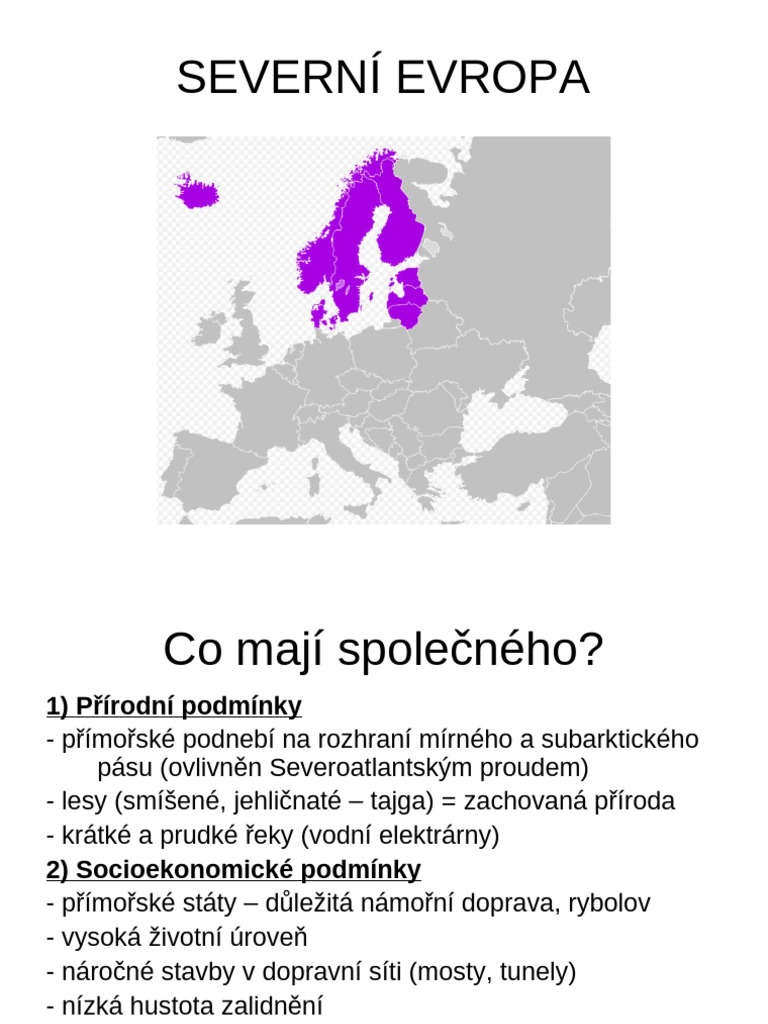 Severni Evropa | PDF