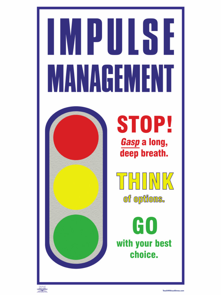 Impulse Management Poster 18x24 300dpi G9hnuf | PDF