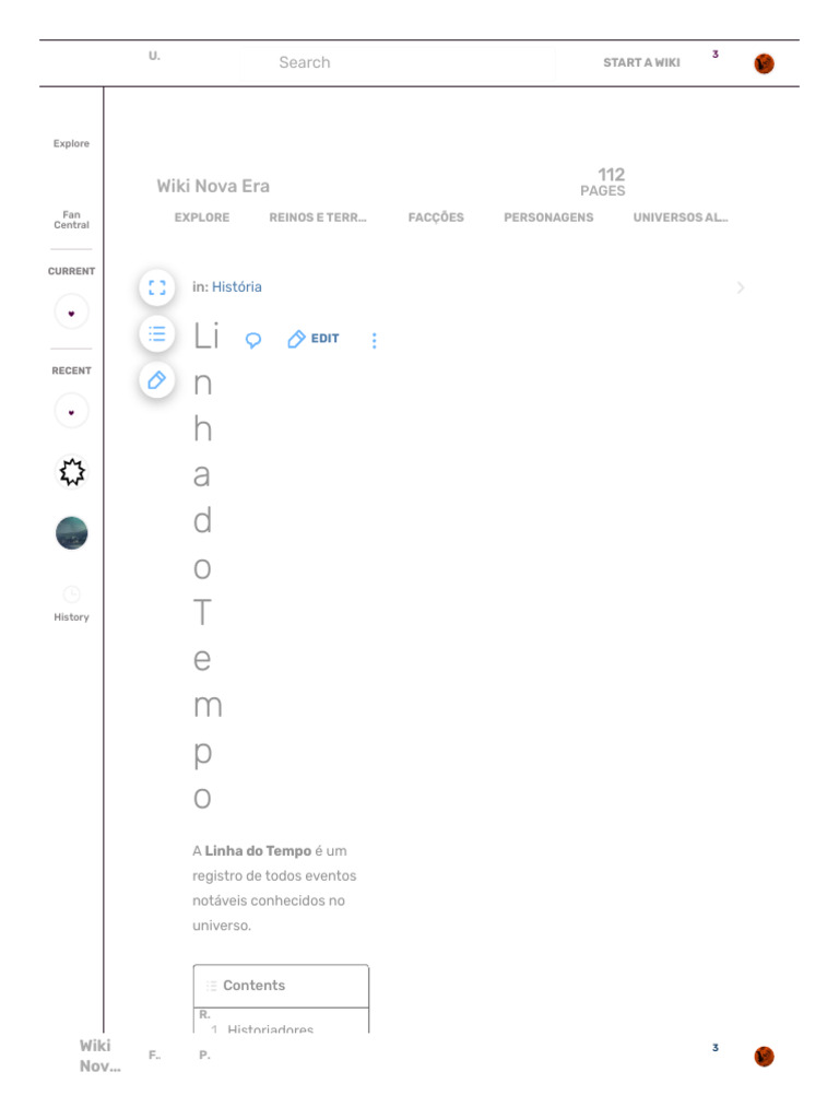 Linha Do Tempo - Wiki Nova Era - Fandom | PDF | Império Romano