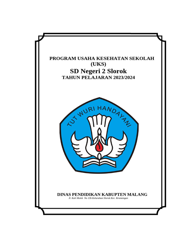 Program UKS UPTD SDN 2 Slorok | PDF