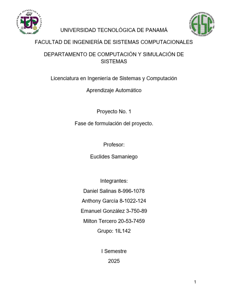 Informe Proyecto1 | PDF | Inteligencia artificial | Inteligencia (IA) y semántica