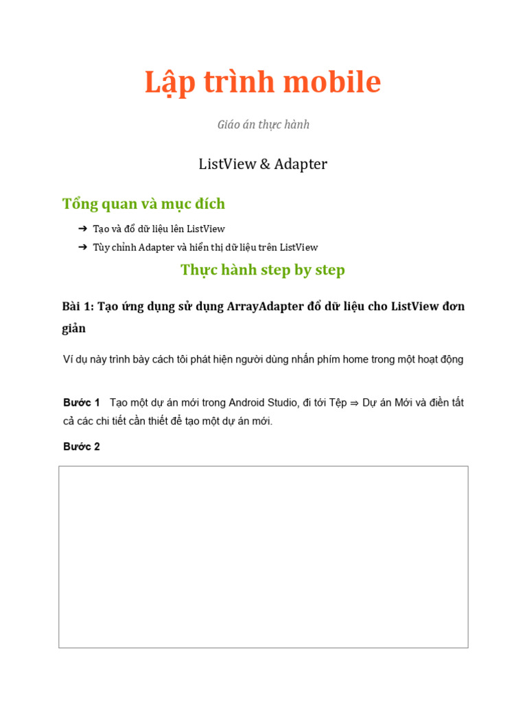ListView - Adapter | PDF