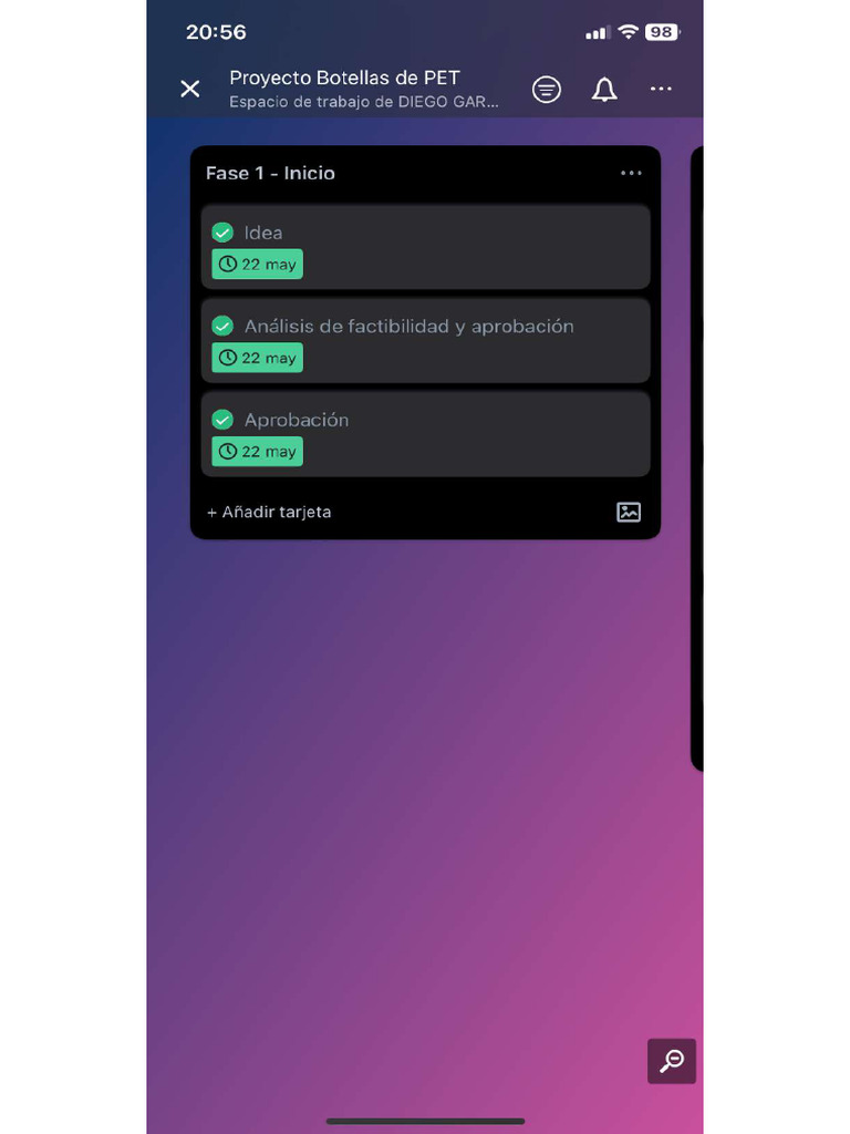 Evidencias Tablero de Trello | PDF