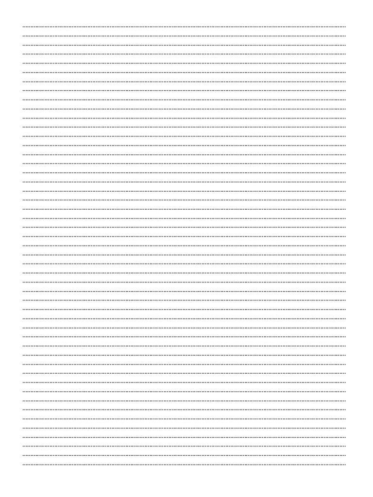 Hoja Con Lineas | PDF