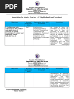 TVI-NCOI Annotations Form | PDF | Teachers | Annotation