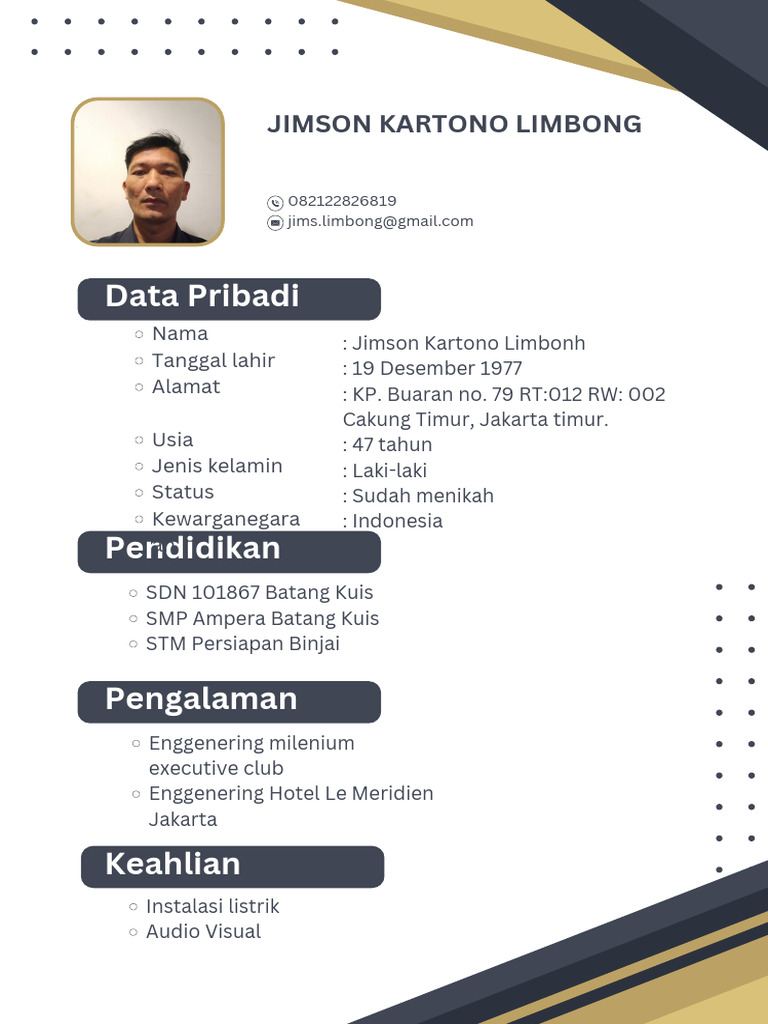 CV Jimson Kartono Limbong | PDF