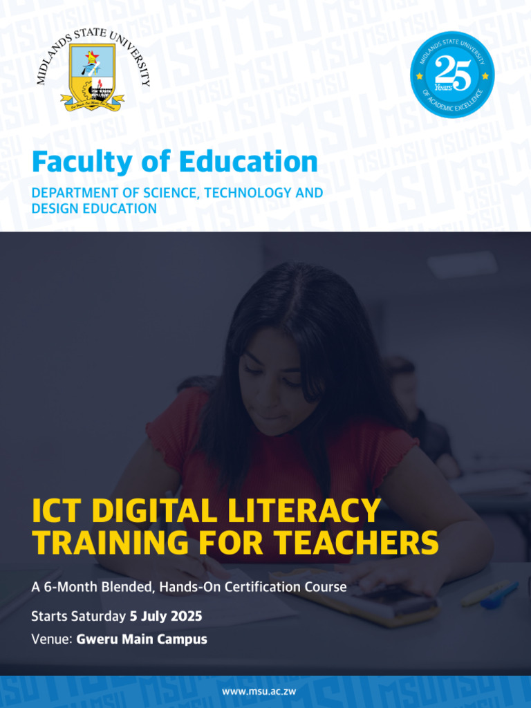 Ict Digital Literacy Training For Teachers | PDF