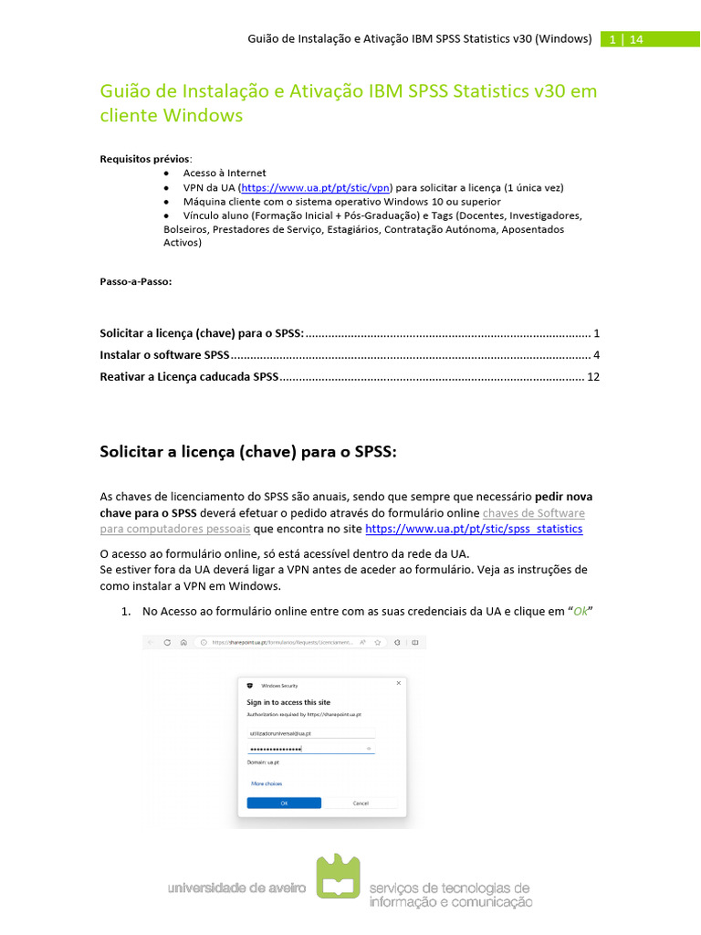 Instalação e Ativação do SPSS v30 Windows | PDF | Microsoft Windows ...
