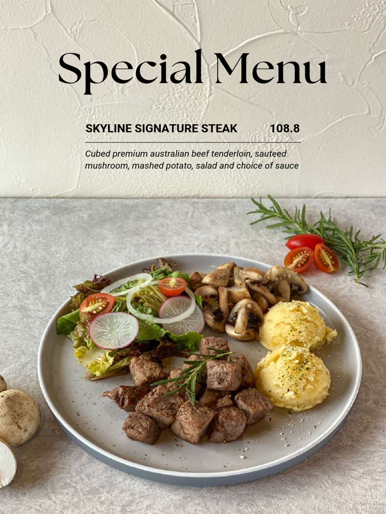Skyline Menu 2024 | PDF