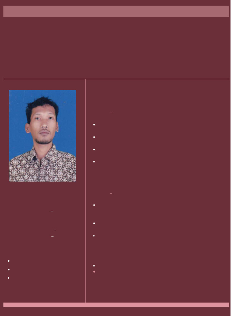 Profil M. Irsan Assauri: Staff Administrasi | PDF