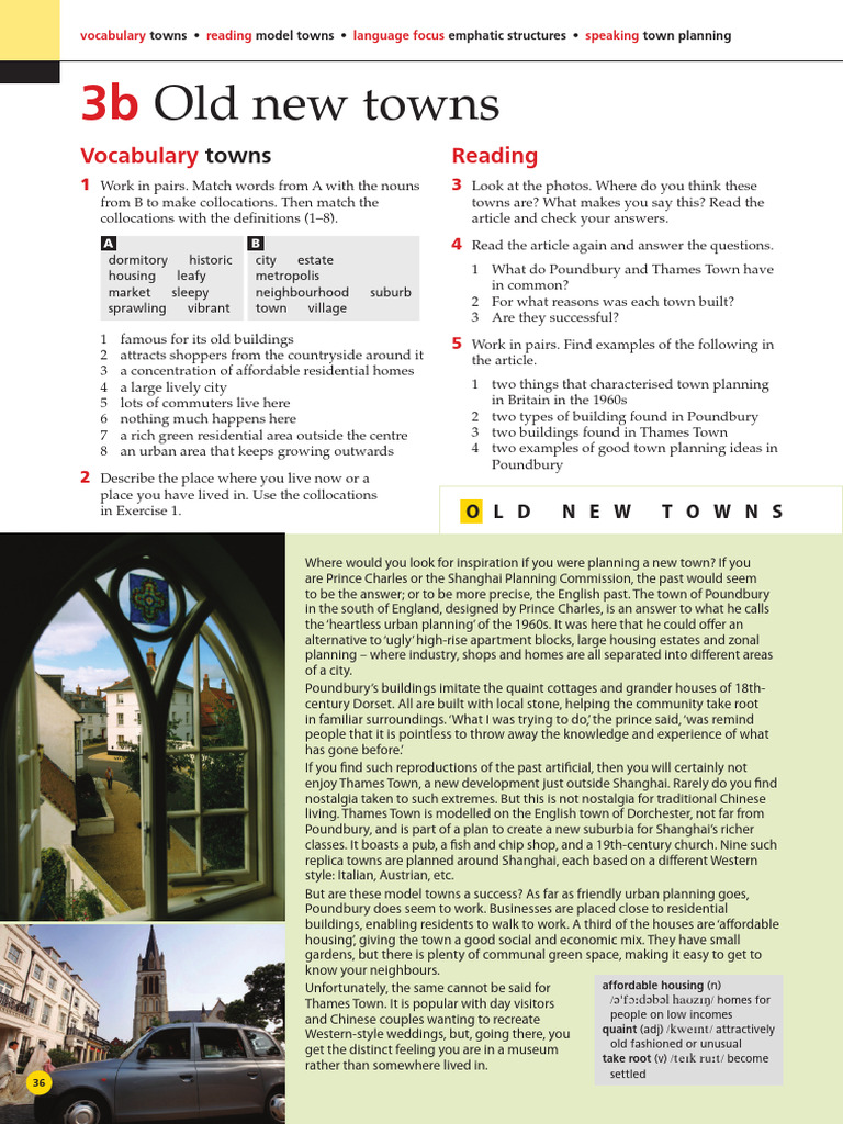 Exploring Model Towns: Poundbury vs. Thames Town | PDF