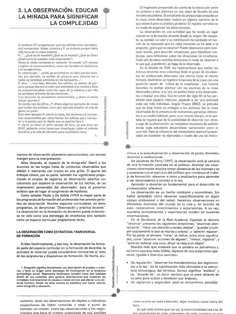 Anijovich Educar La Mirada Cap 3 - Removed | PDF