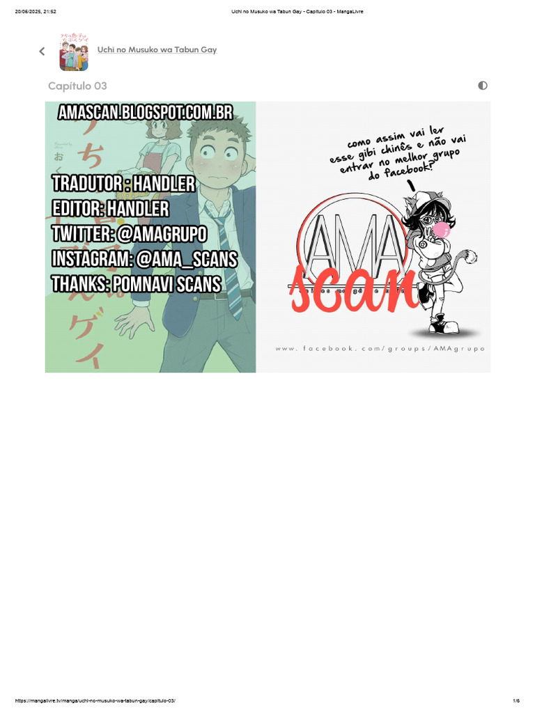 Uchi No Musuko Wa Tabun Gay - Capítulo 03 - MangaLivre | PDF