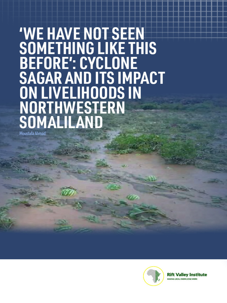 Cyclone Sagar & Its Impact On Livelihoods in Somaliland | PDF | Drought ...