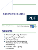 Dialux Illumination Project Report | PDF | Lighting | Components