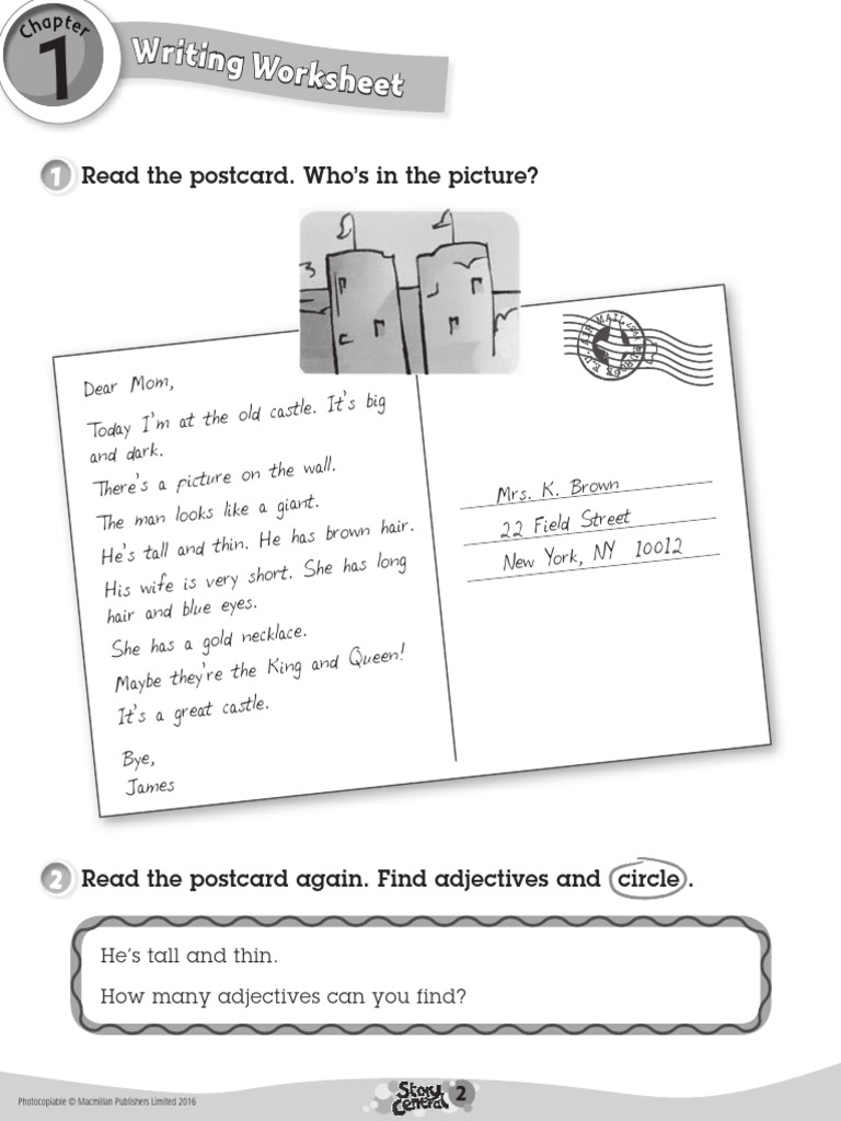 Homework - Chapter 1 - WritingWorksheets | PDF