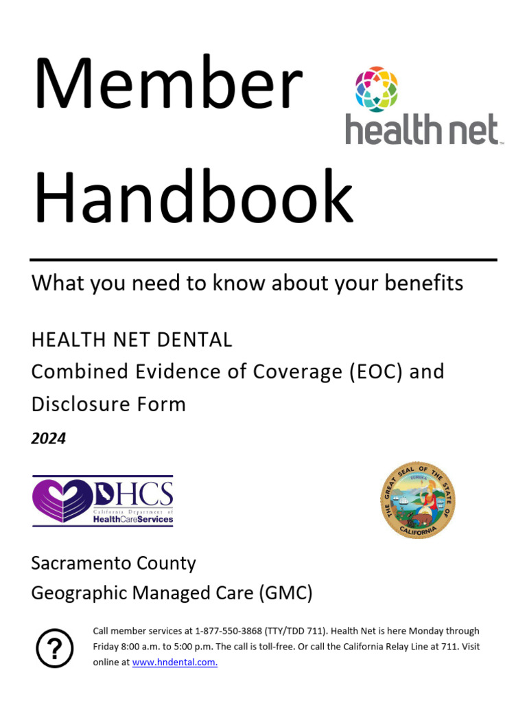 hn-medi-cal-member-dental-handbook-sac-2024 | PDF | Federal Trade ...