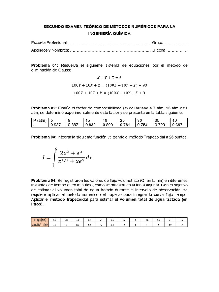 2do Examen 2t Grupo1 | PDF