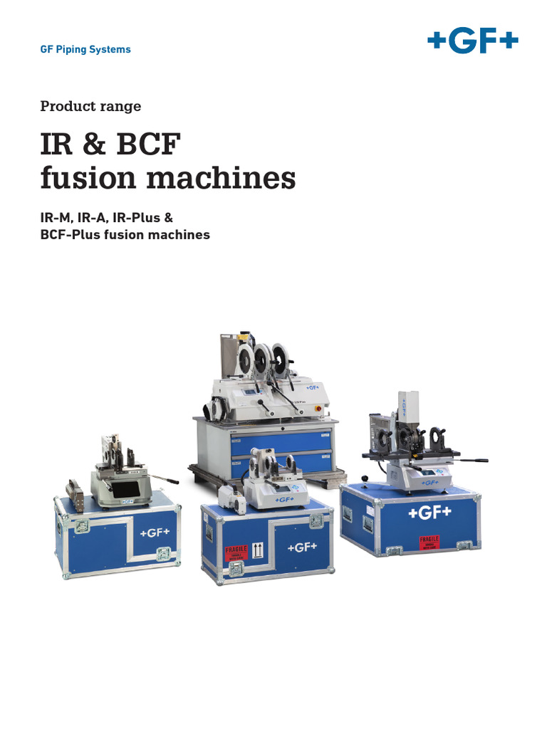 Gfps 00027 Product Range Ir BCF Fusion Machines en | PDF | Pipe (Fluid ...
