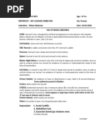 USG Abdominal Pelvis Report | PDF | Abdomen | Anatomy