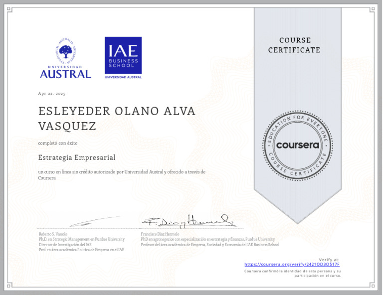 Certificado 02 | PDF