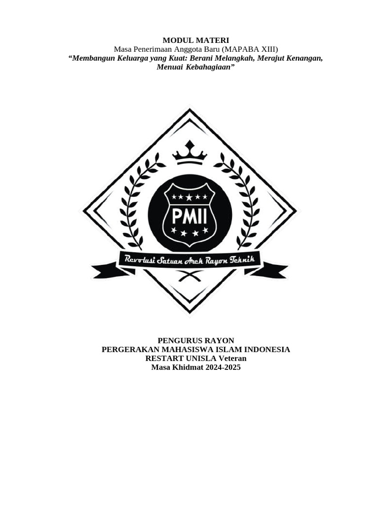 Modul Mapaba Xiii Pmii Restart | PDF