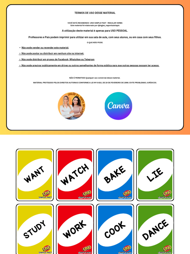 UNO SIMPLE PAST REGULAR VERBS Fio0di | PDF