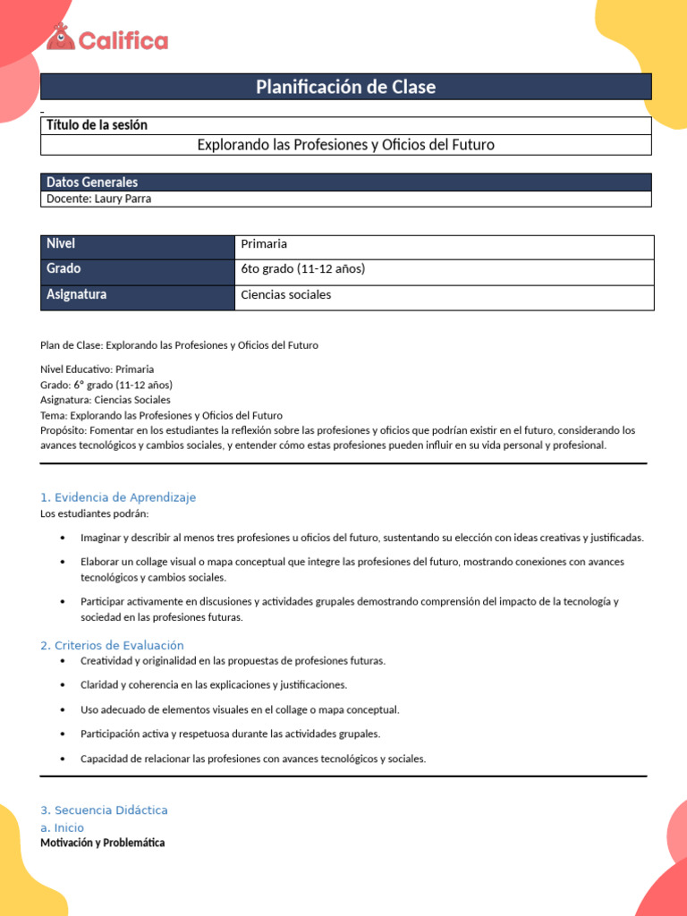 Explorando Las Profesiones y Oficios Del Futuro | PDF | Creatividad ...