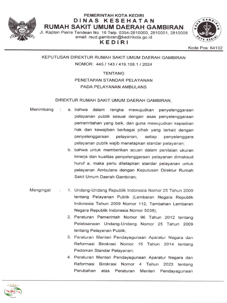 17sp Pelayanan Ambulans 1 | PDF