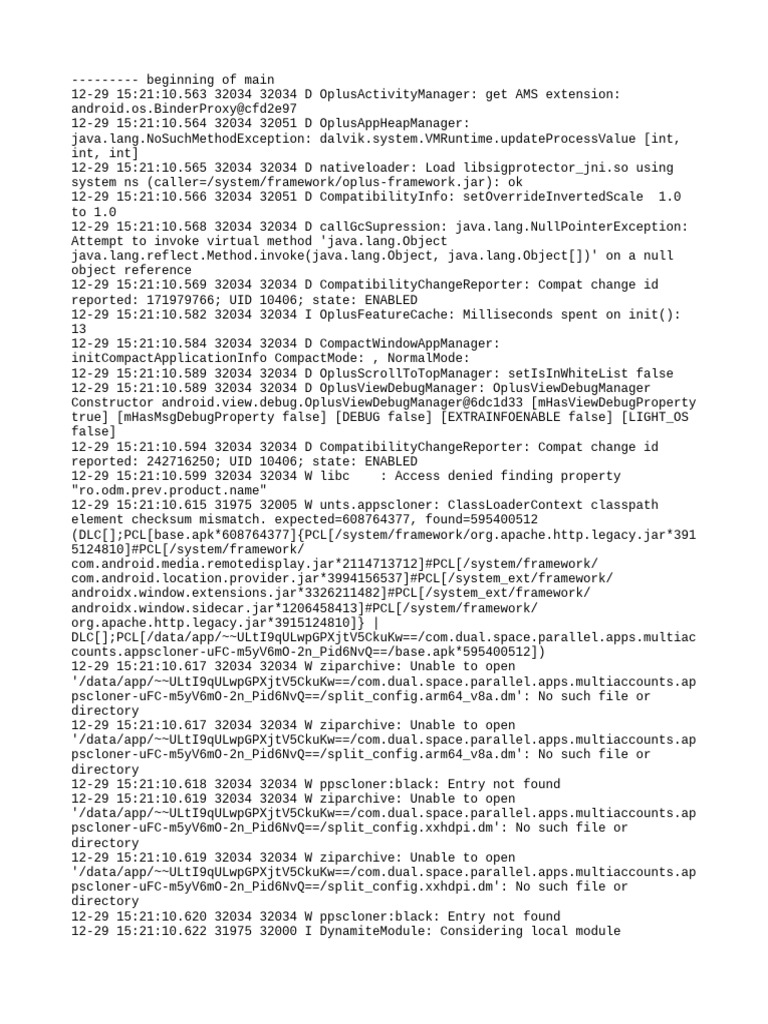 Android App Debugging Logs Analysis | PDF | Software Development ...