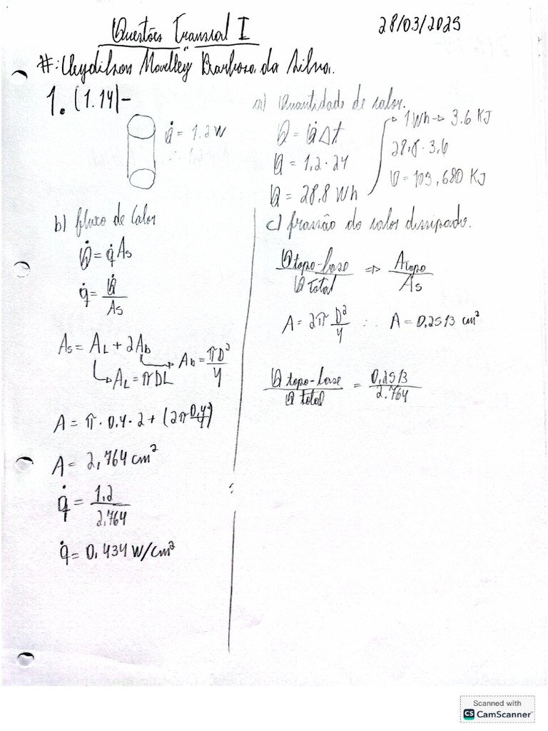 Lista 1 Transcal I - Cleydilson Marlley | PDF