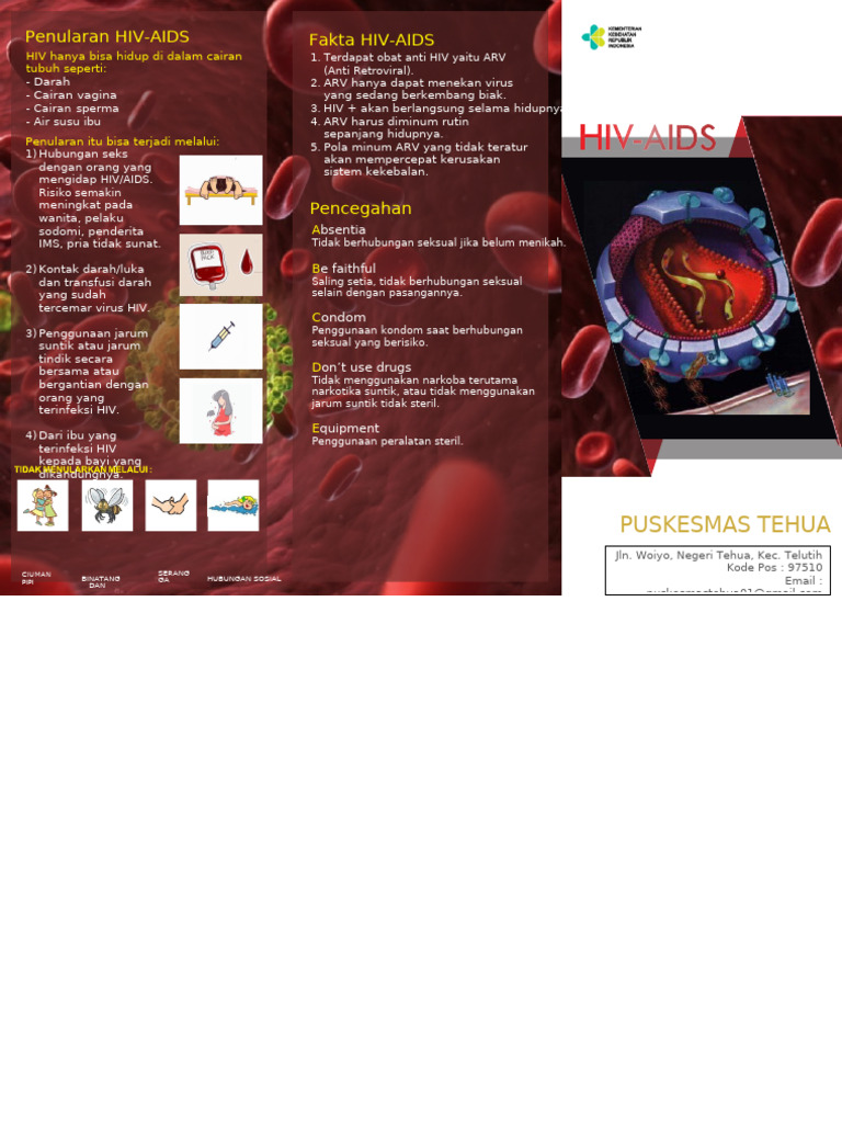 Leaflet HIV | PDF