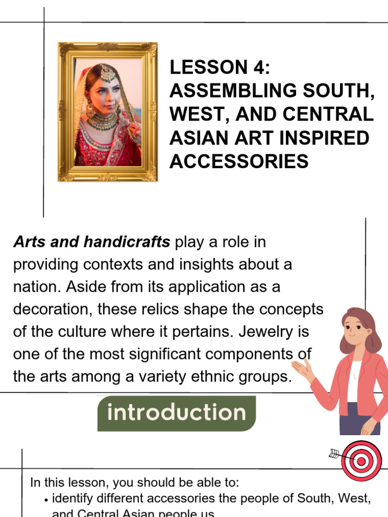 Assembling South, West, and Central Asian Art Inspired Accessories | PDF