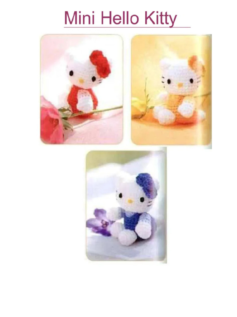 Hello Kitty Mini Pequeña | PDF