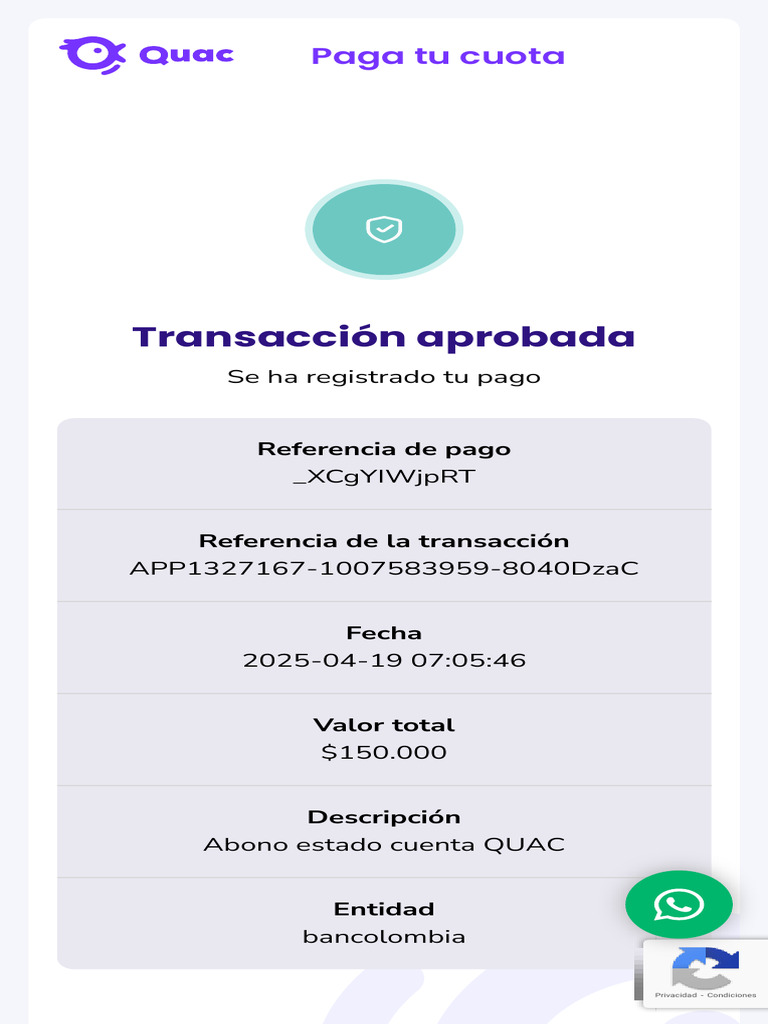 QUAC Pagar Cuota | PDF