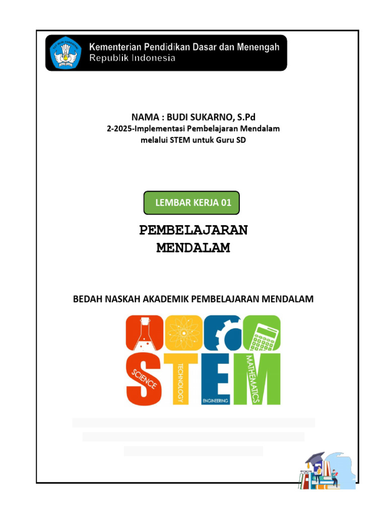 Budi Sukarno - Lembar Kerja 01 Nasmik PM | PDF