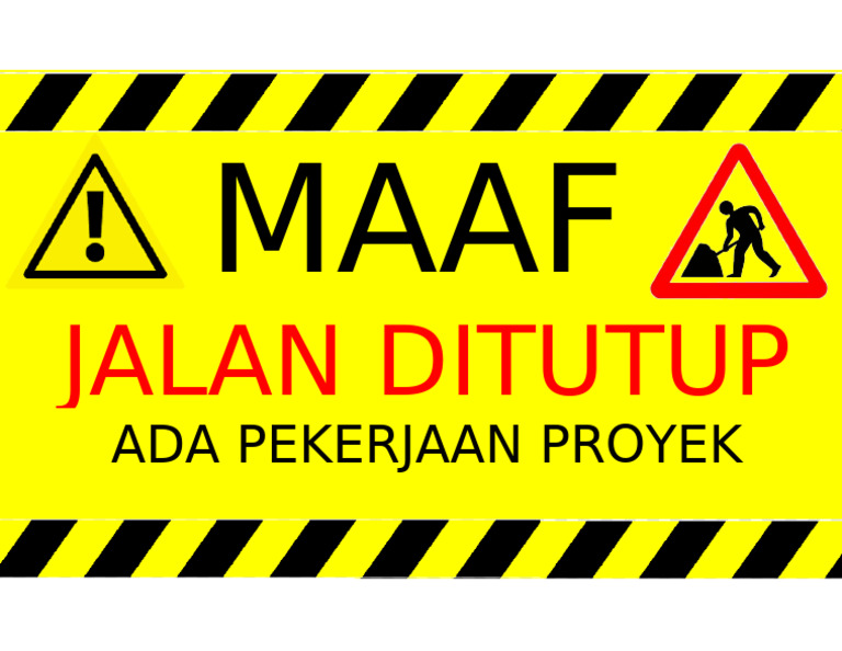 Banner Jalan Ditutup | PDF