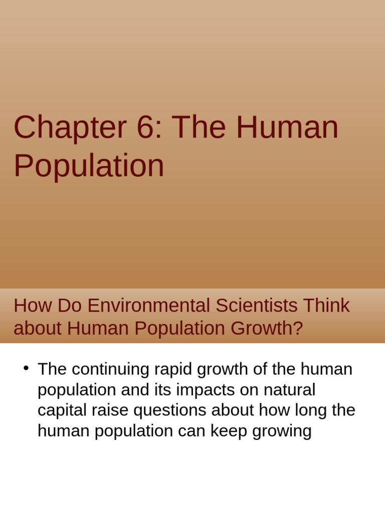 Human Population Growth Trends and Impacts | PDF | Total Fertility Rate ...