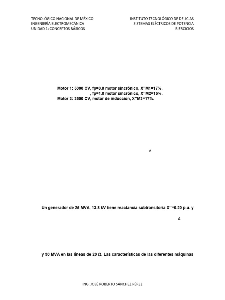 Ejercicios U1 | PDF | Transformador | Generador eléctrico