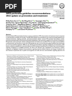 2023 ISPD Guidelines on PD Infections | PDF | Nephrology | Infection