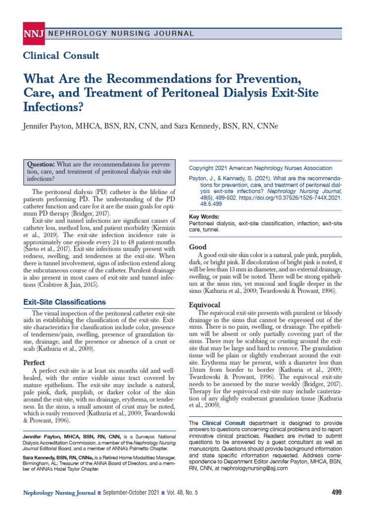 What Are The Recommendations For Prevention, Care, and Treatment of ...