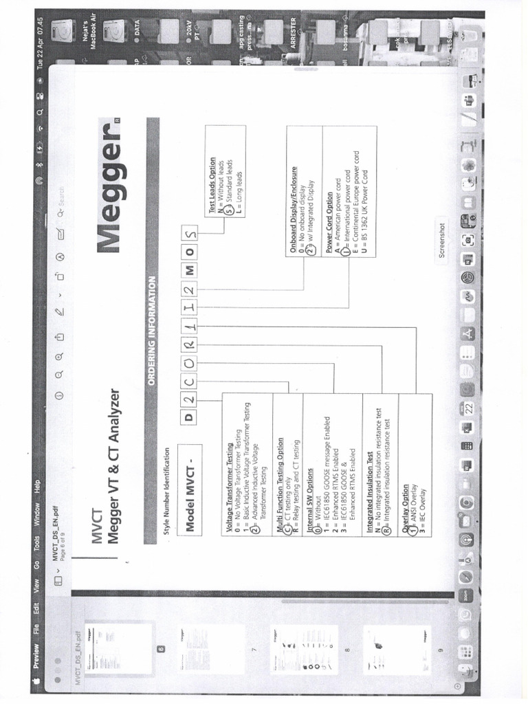 Megger Order Form | PDF