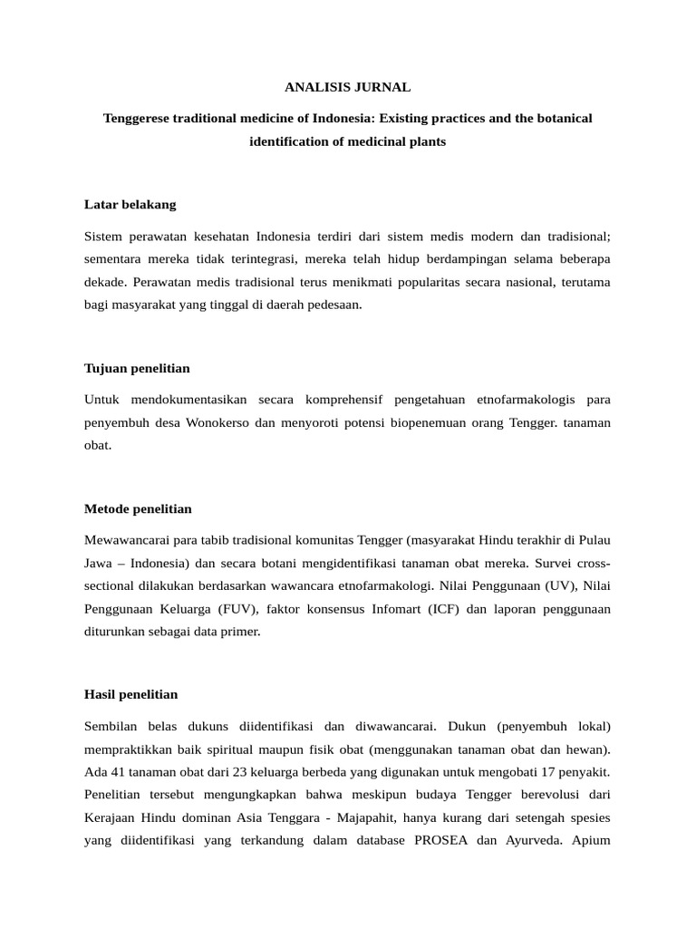 Analisis Jurnal 2 | PDF