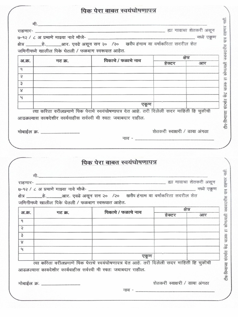 Pikpera 2024 Kharip | PDF