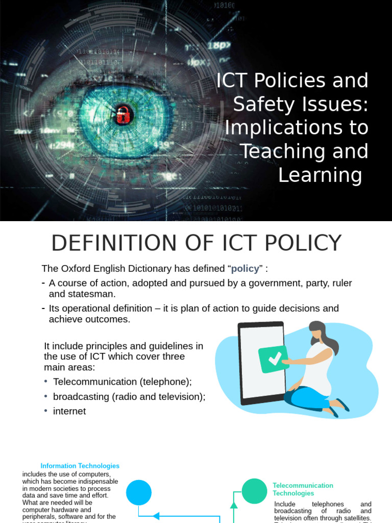 ICT Policies Impacting Education Safety | PDF | Information And ...